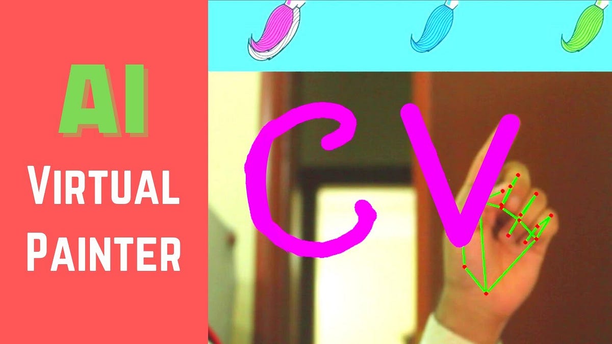 Computer Vision AI Virtual Painter Changing world | Medium