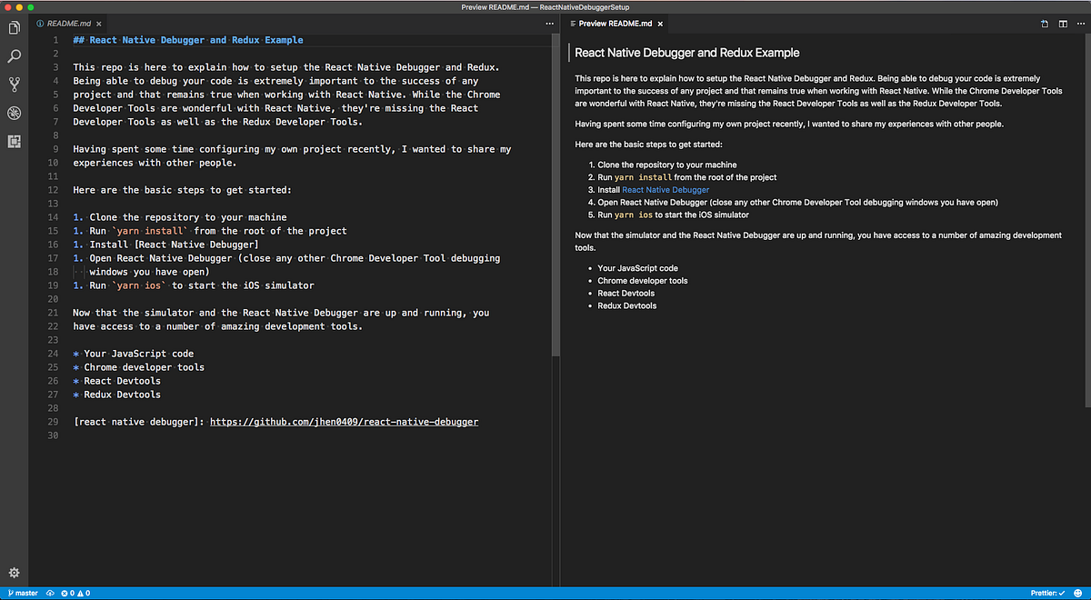 Markdown Editing in VS Code. Editing Markdown in your favorite text… | by Gunnari Auvinen | Medium