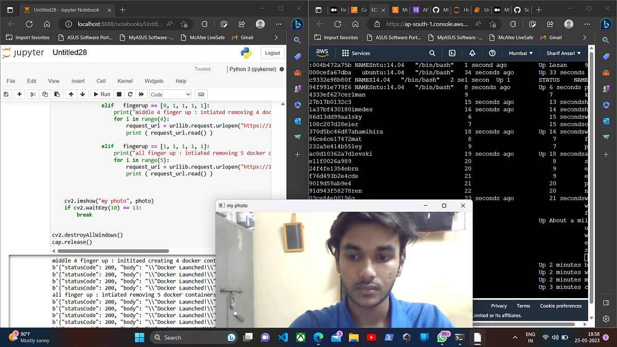 Project: Scaling Docker Containers with Fingers 🖐️ | by Azfar Alam | Medium