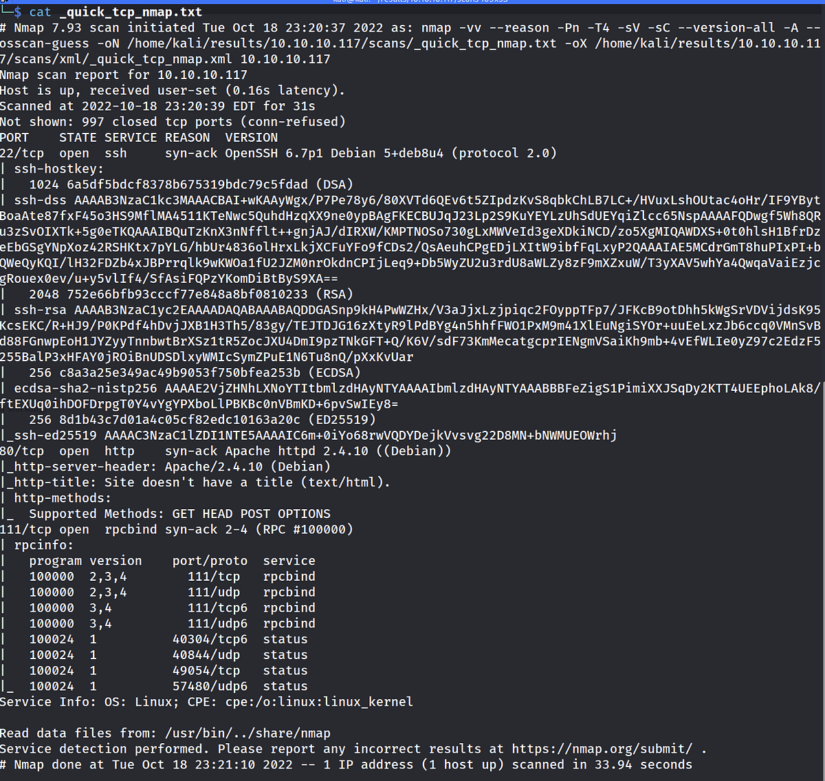[Linux][Easy][HTB] Irked. Initial autorecon quick scan reveals… | by Christopher Lia | Medium