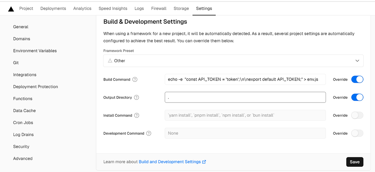 How to resolve deployment conflict when deploying environment variable on vercel. | by Muhammad ...