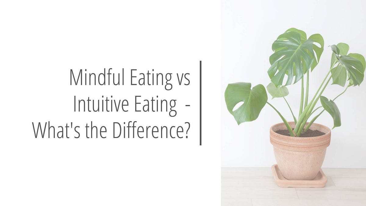 Mindful Eating vs Intuitive Eating — What’s the Difference? | by Rachel ...
