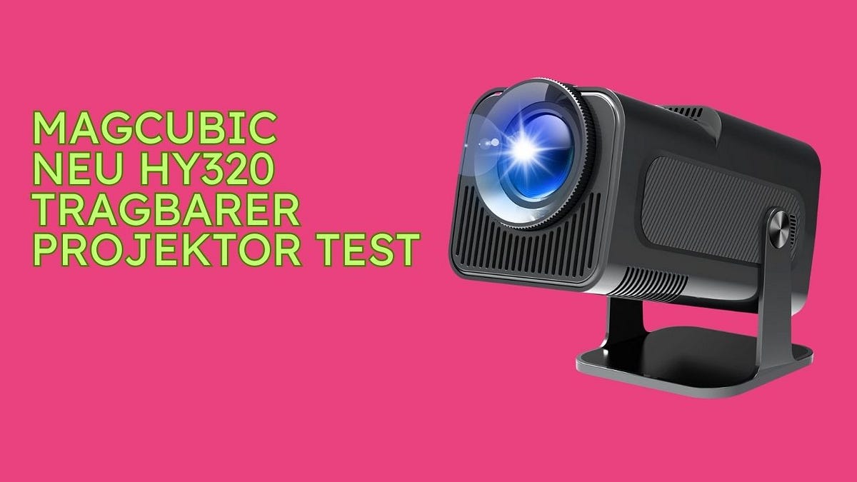 Magcubic Neu HY320 Tragbarer Projektor Test | Medium