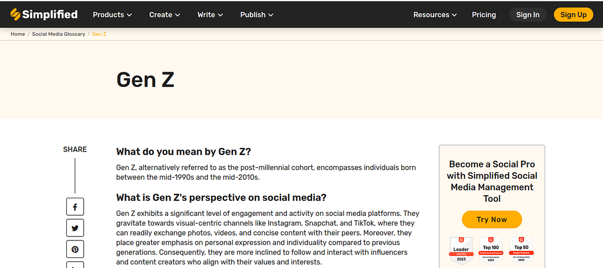 Diving into the Meaning of Gen-Z in the Social Media Glossary ...