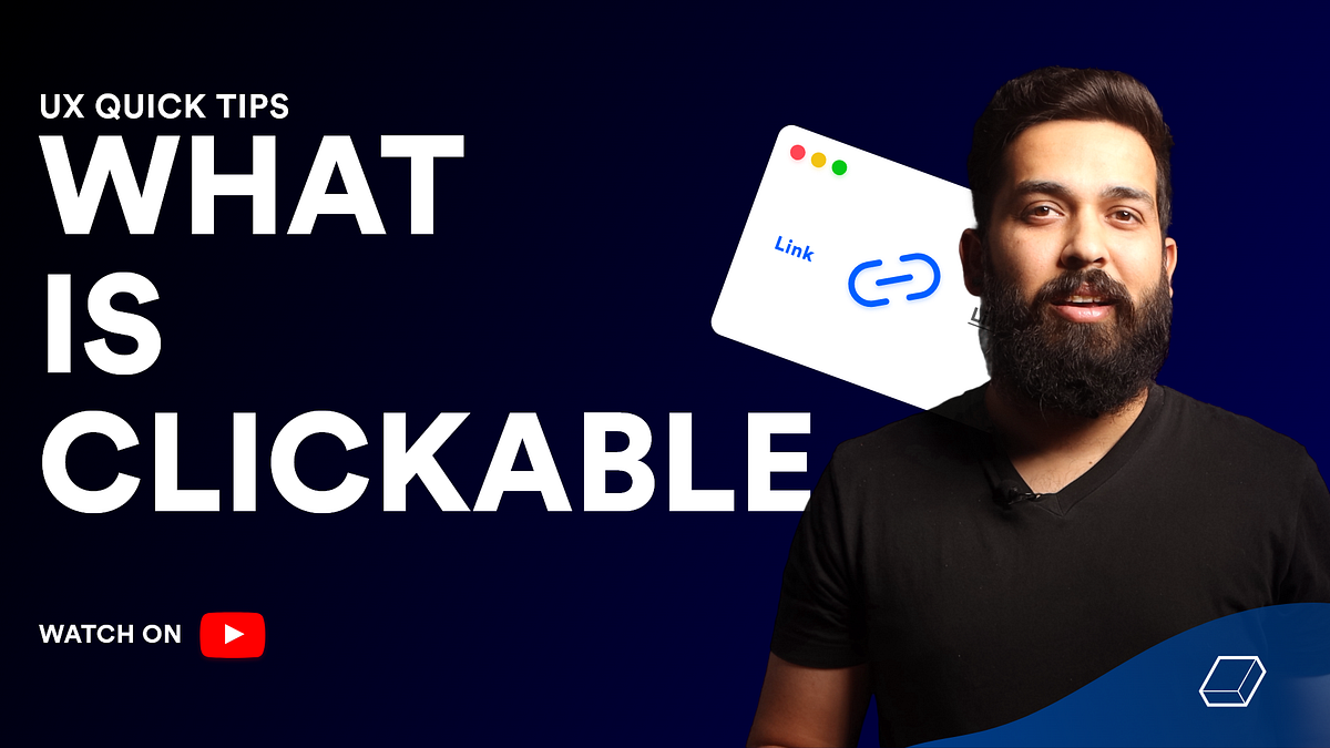 What is Clickable? | UX Design Tips| Value at Void™ - Sanyam Hazare ...