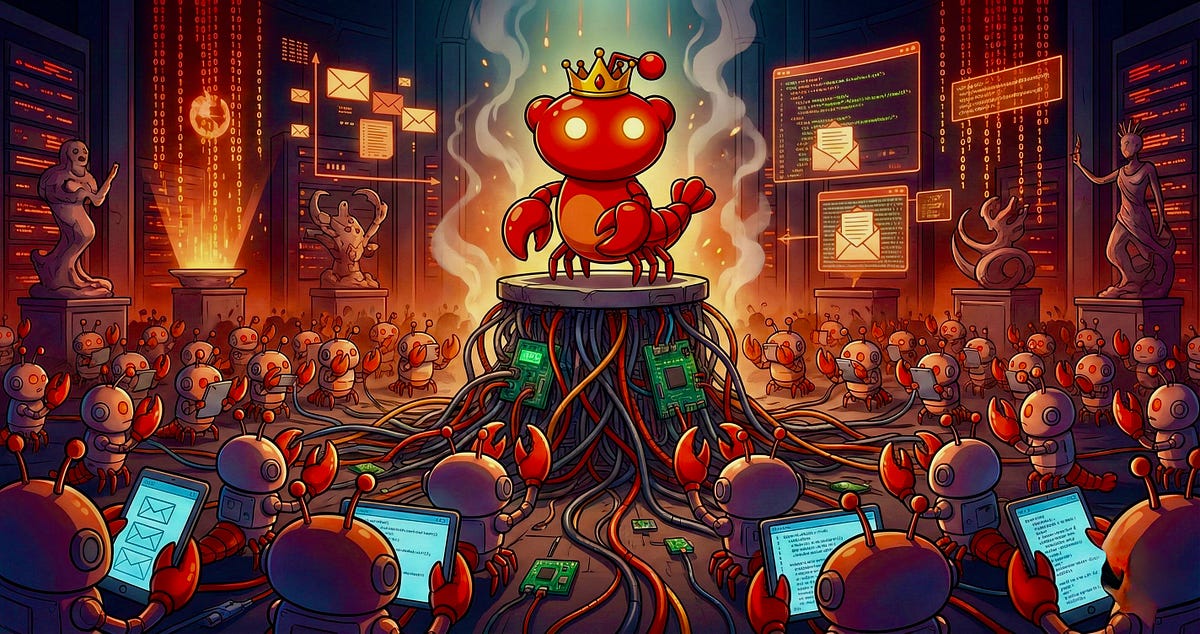 The Lobster God : Inside Moltbook, Where Clawdbots Form Their Own ...