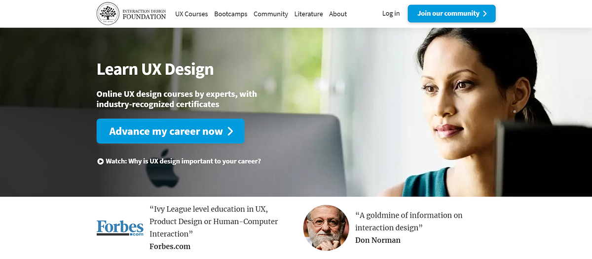 Learning UX Design with the Interaction Design Foundation — A Review ...