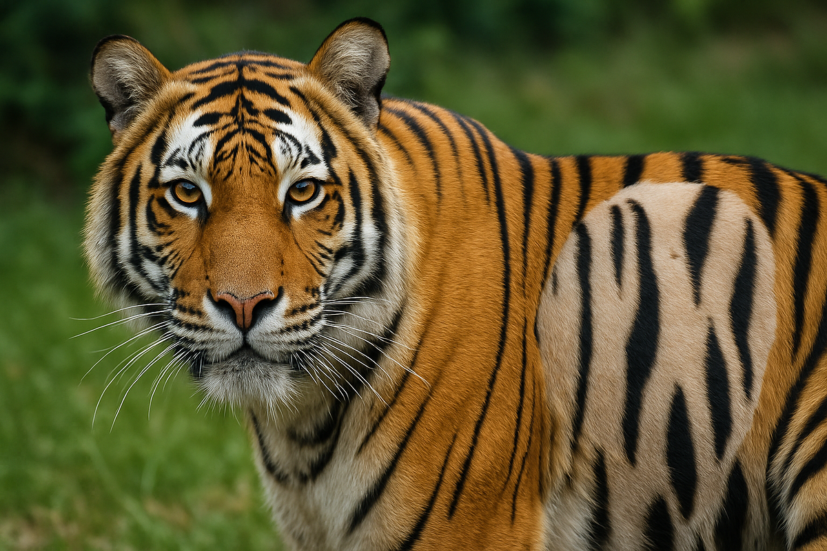Did You Know… Tigers Have Striped Skin, Not Just Fur! 😲 | by Ravinimbus ...