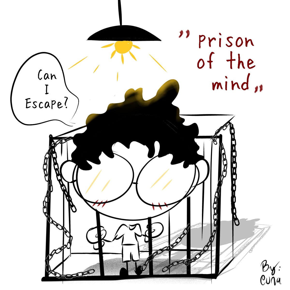 Breaking Free from the Chains of Negative Thinking | by EUNA | Medium