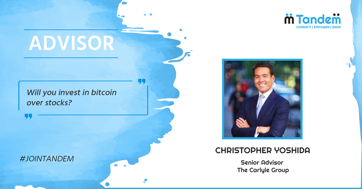 Know our Advisors: Christopher Yoshida — Series III | by Tandem | Medium