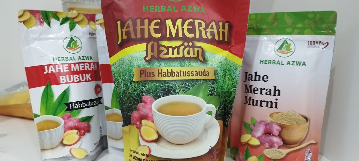 jahe merah herbal. Produk Minuman Kesehatan Jahe Merah Herbal Azwa ...