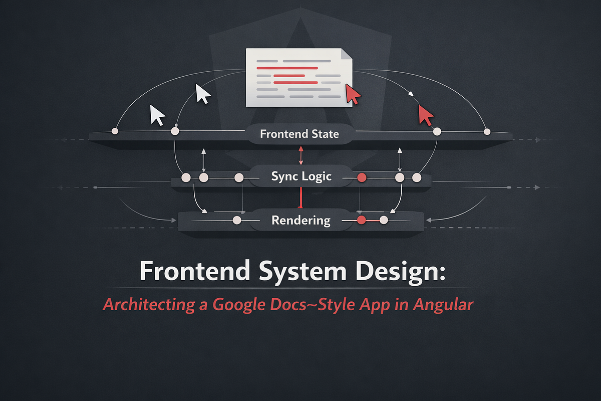 Frontend System Design: How I Would Architect a “Google Docs” Clone in ...