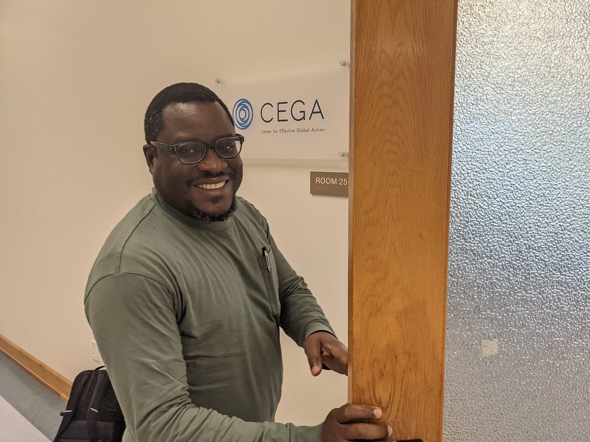 A fellow returns to CEGA: Reflections, learning, and growth four years ...