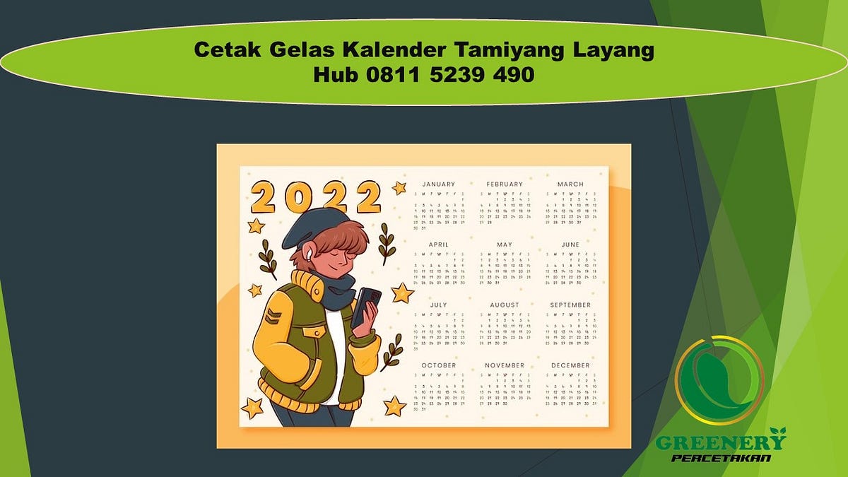 WA 0811 5239 490 Cetak Kalender di Tamiyang Layang | by Ani Greenery ...