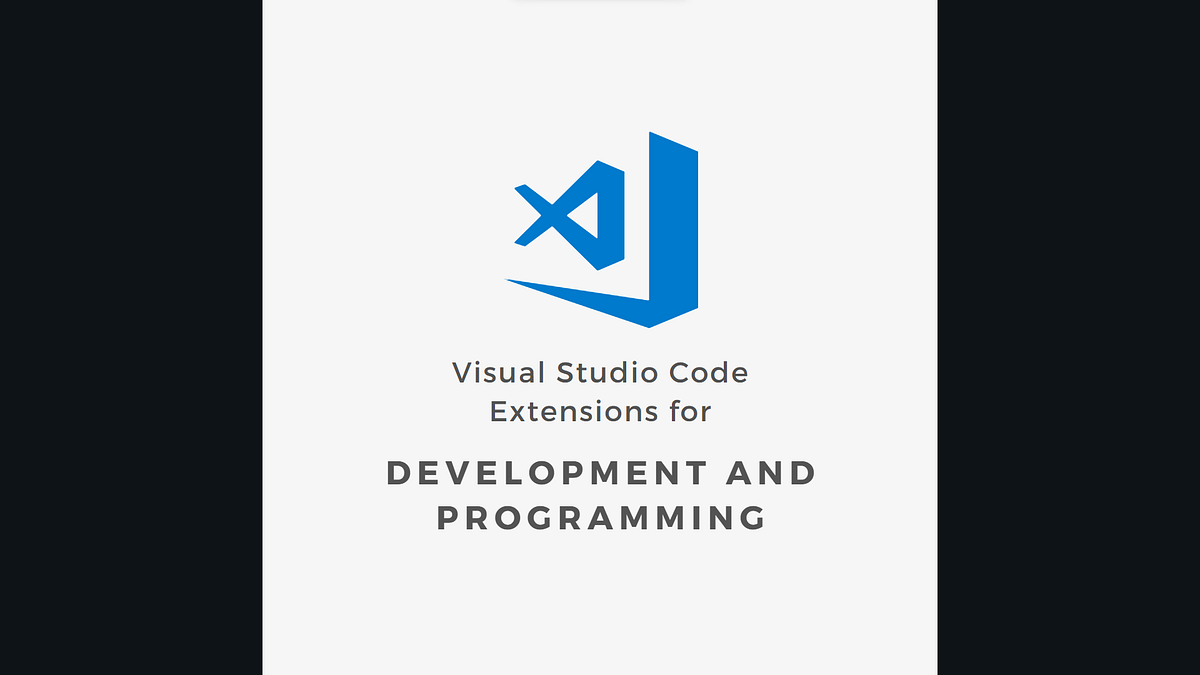 Visual Studio Code Extensions for Programming and Development | by Janmejay Shastri | Medium