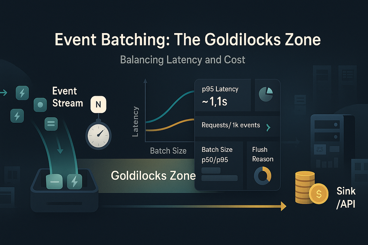 Event Batching’s Goldilocks Zone. How to pick batch sizes and windows ...