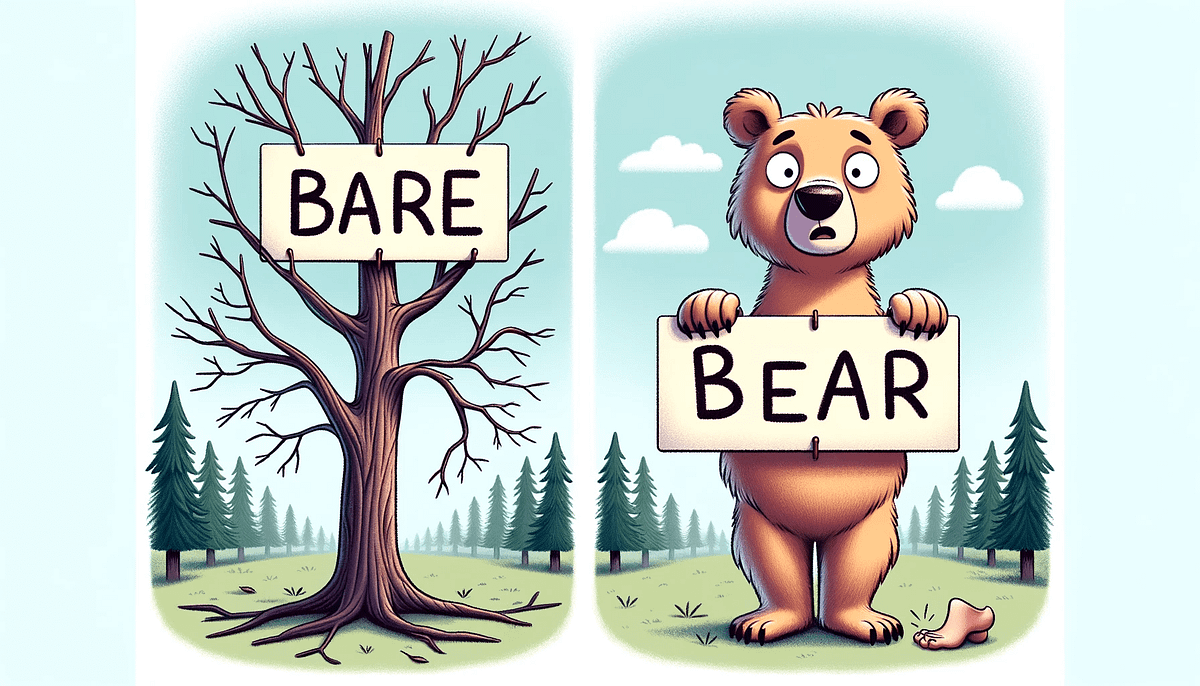Editly Etymology: bare vs bear - Editly AI | Medium