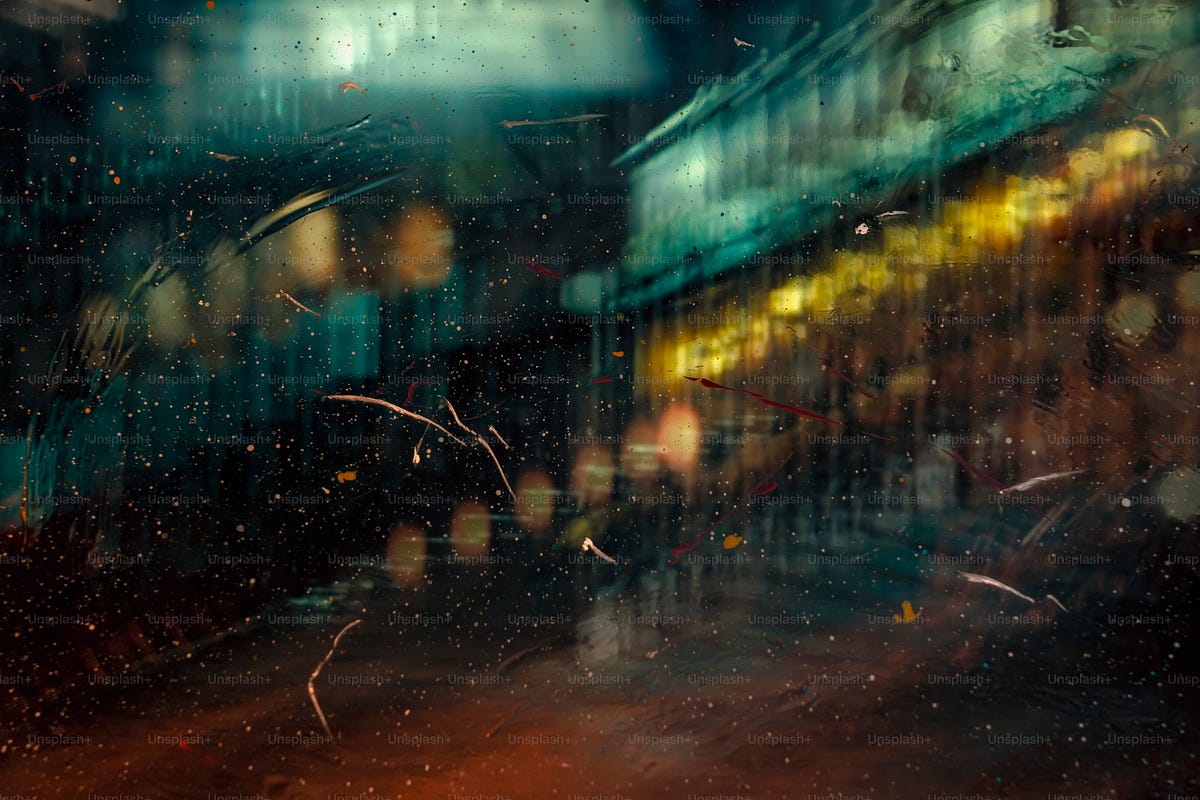 Rainfall at the Bus Stop. A poem written by Asher Belshe | by Asher ...
