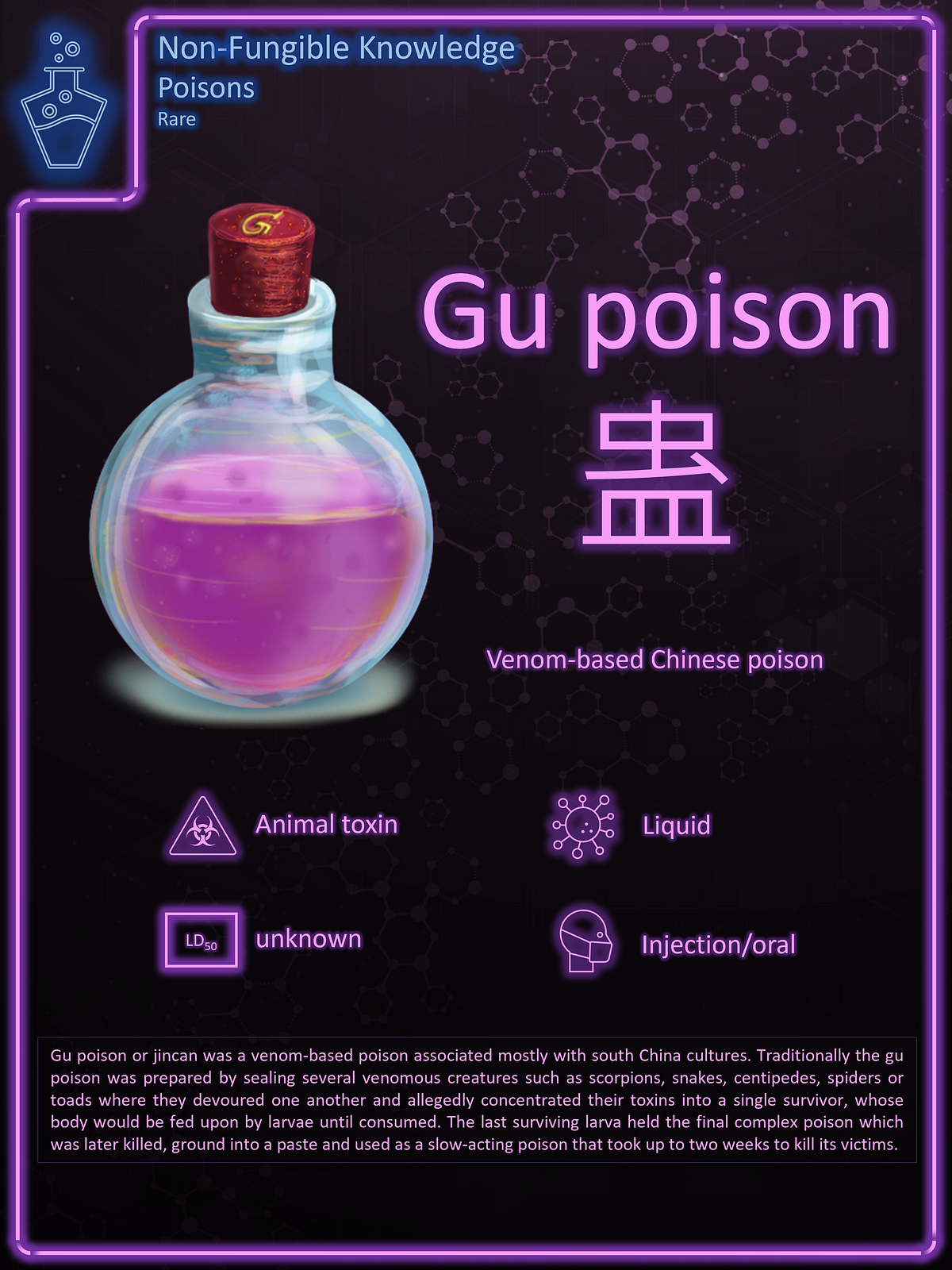 sGu poison 蛊 — Venom-based Chinese poison | by NonFungibleKnowledge ...