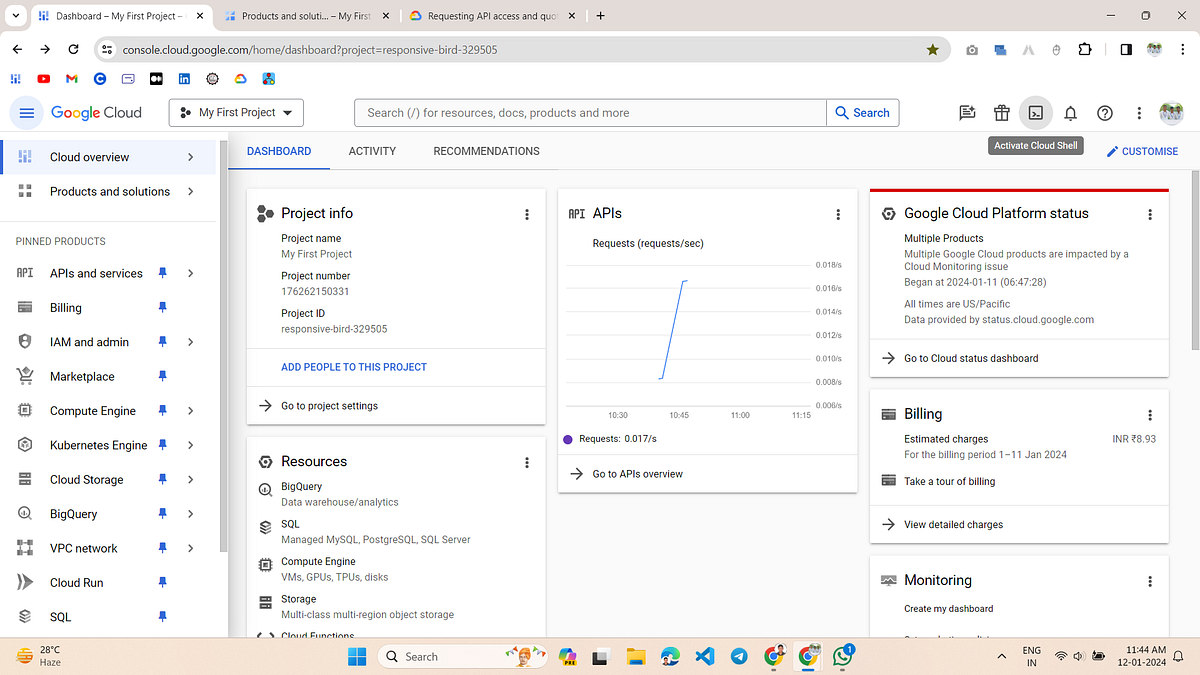 Creating a Virtual Machine using GCP (Google Cloud Platform) | by VINOD ...