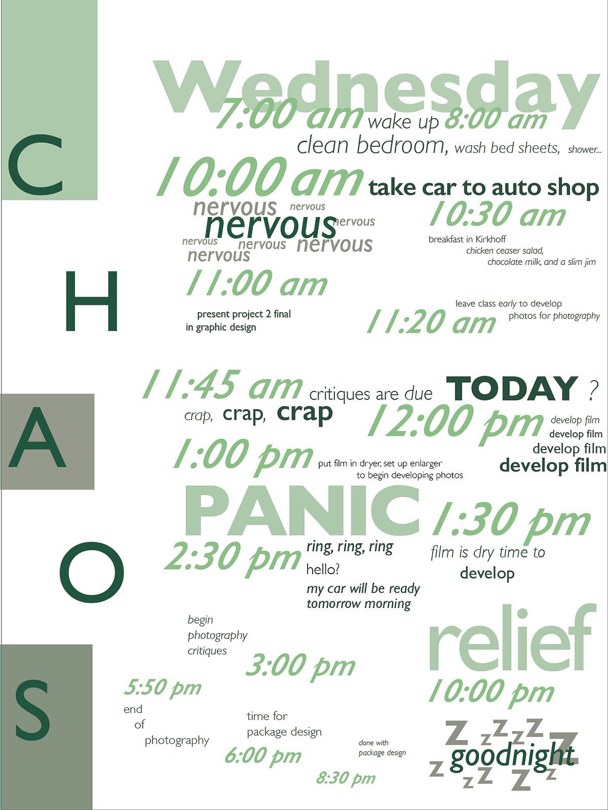 Project 3: My Type of Day - Hannah Cline - Medium