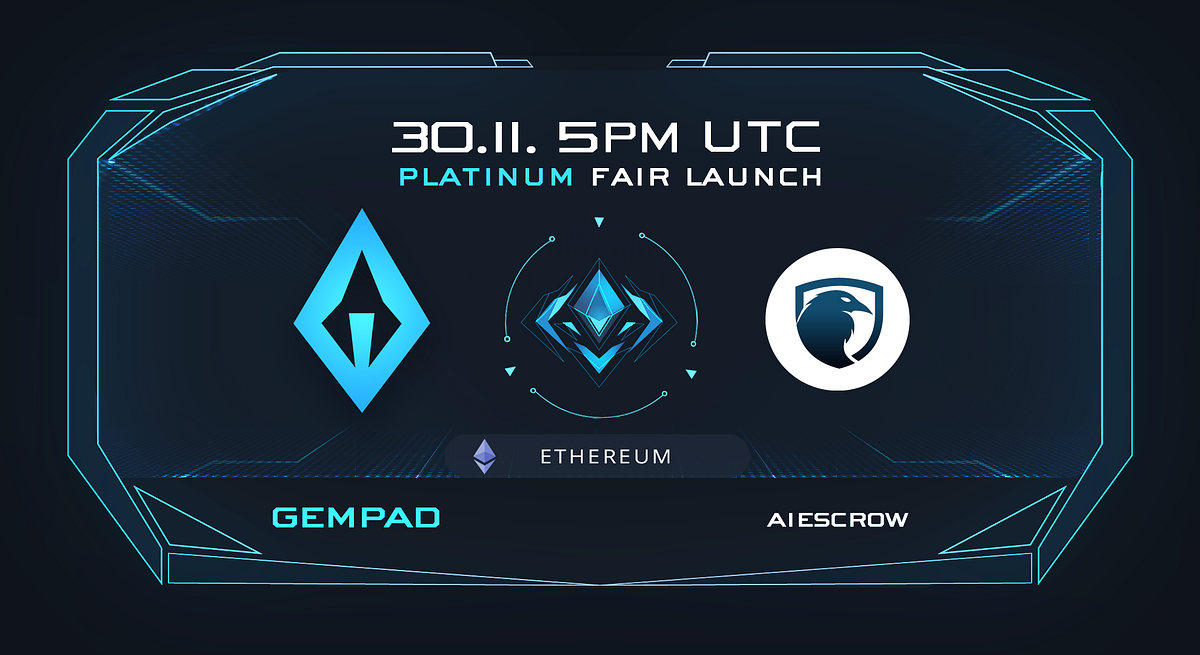 💎 INTRODUCING AIESCROW 💎. FAIR LAUNCH ON GEMPAD 📈 | by GemPad | Nov, 2023 | Medium