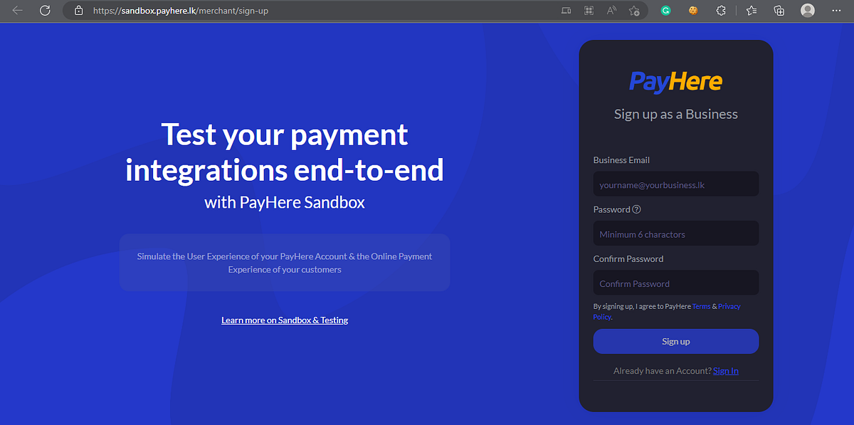 How to implement the Payhere payment gateway (Sandbox) for your application. | by Maneesha ...