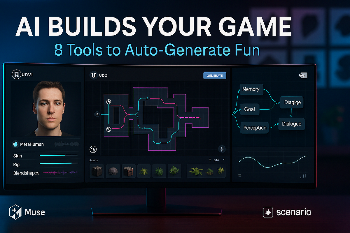 AI Builds Your Game: 8 Tools That Auto-Generate the Fun | by Syntal ...
