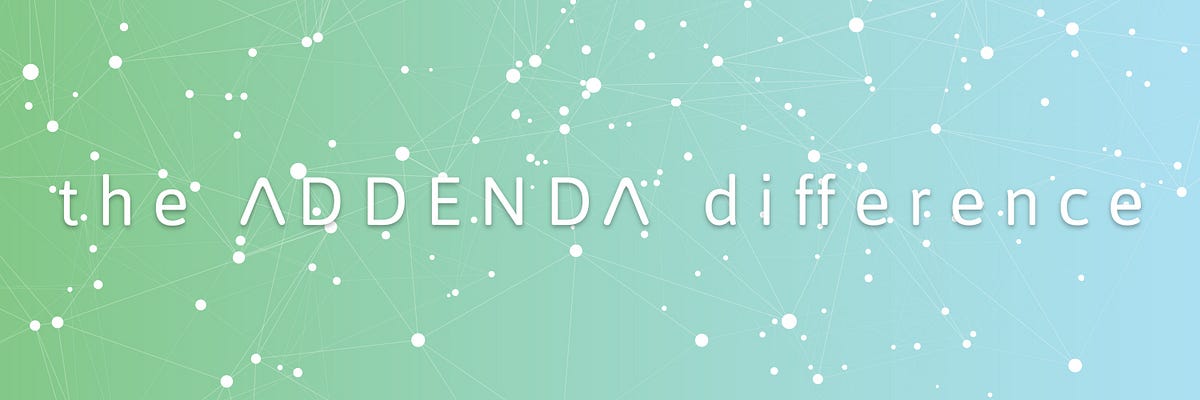 Introducing ADDENDA. Imagine a future where competing… | by Walid ...