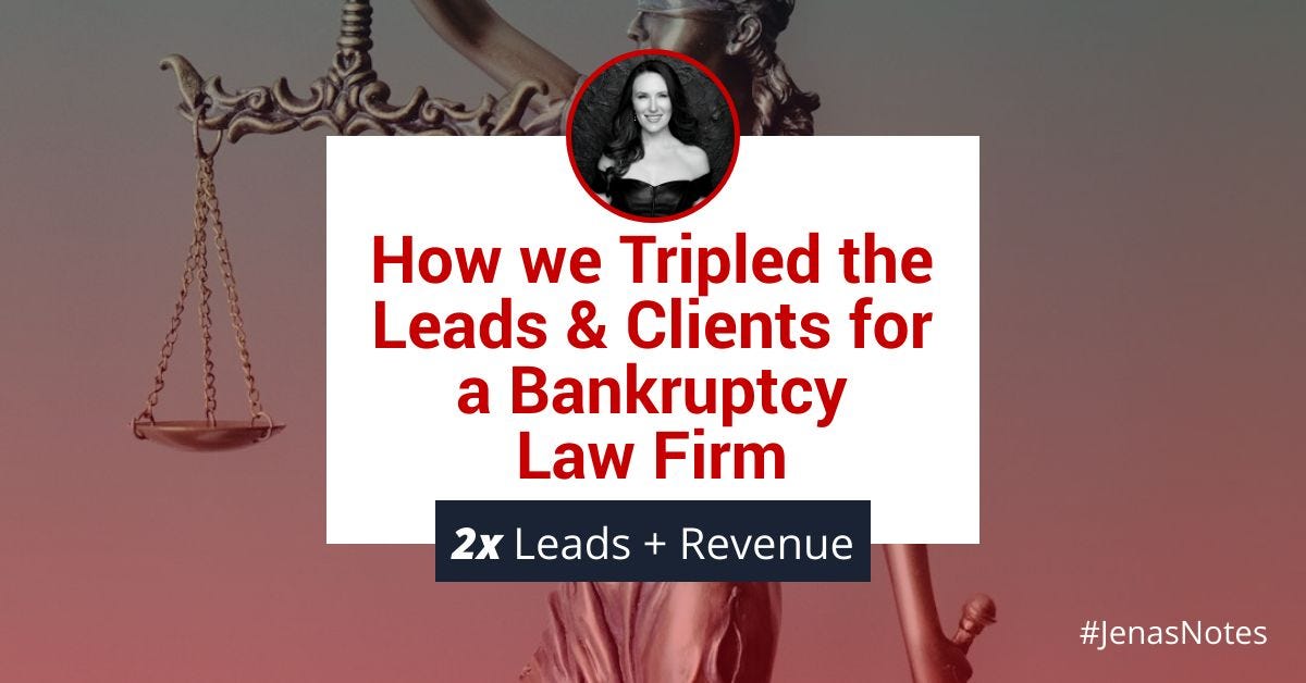How we Tripled the Leads & Clients for a Bankruptcy Law Firm to ...