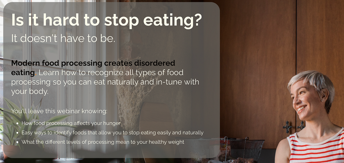 Is It Hard To Stop Eating?. It doesn’t have to be. | by Rebecca Thomas ...