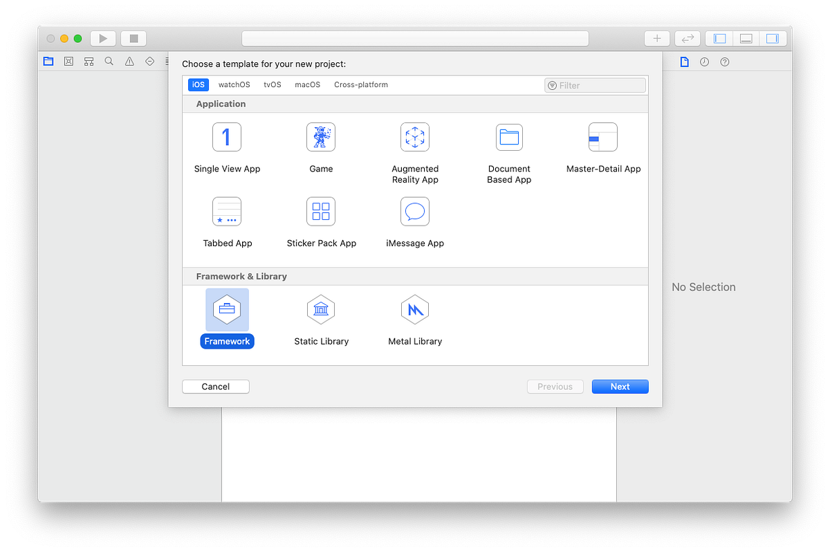 iOS Custom Universal Framework. Create new project | by Supapon Pick ...