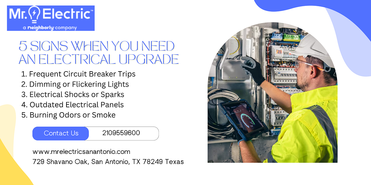 5 Signs When You Need an Electrical Upgrade | by Mr. Electric of San ...