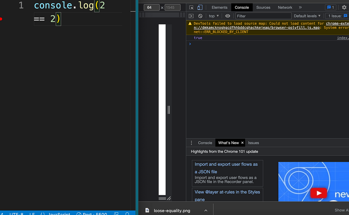 Javascript Roadmap Loose Equality Vs Strict Equality Gol D Roger Medium