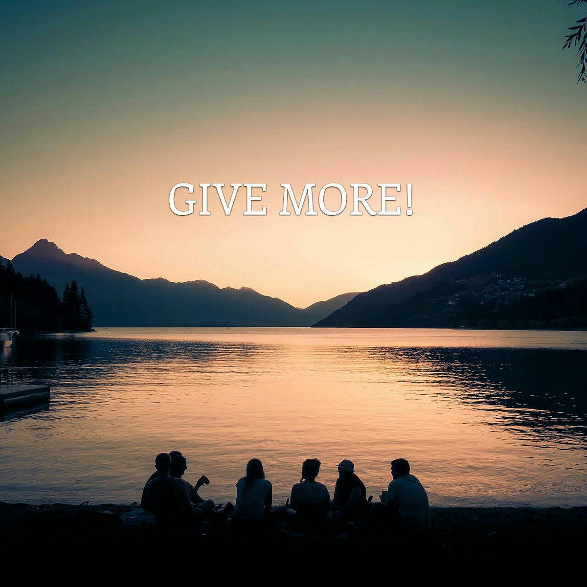 GIVE MORE!. Matthew 5:41 If anyone forces you to go… | by Khen | Medium