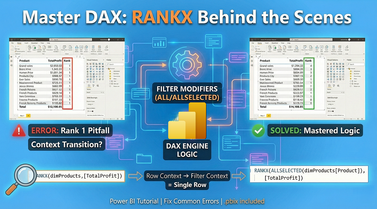 Master DAX: How the RANKX Function Actually Works Behind the Scenes ...