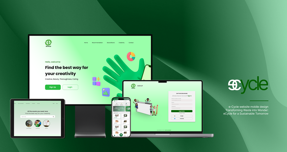 e-Cycle | UI/UX Design | by Gathan Andhika Febriansyah | Medium