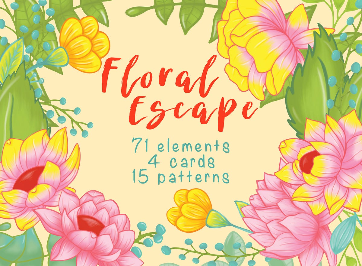 Floral Escape. For last few months I’ve been working… | by Ania ...