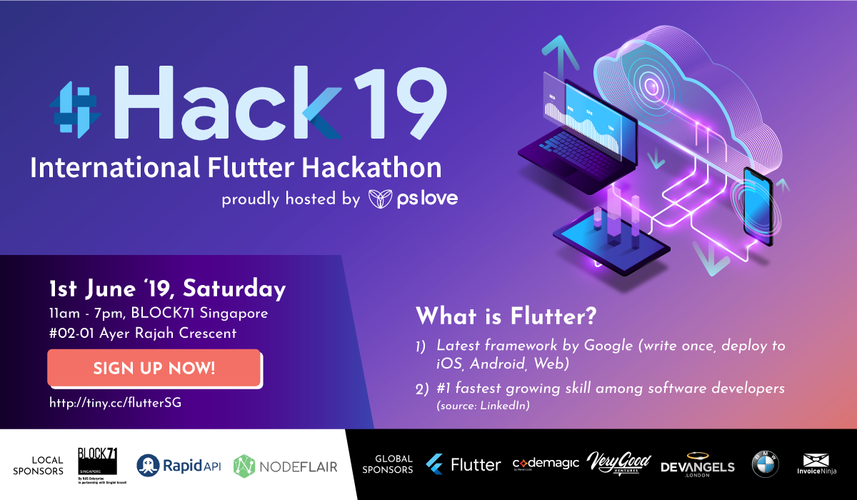 #Hack19: International Flutter Hackathon 2019 [Singapore Edition] | by Jason Choo | Blood ...