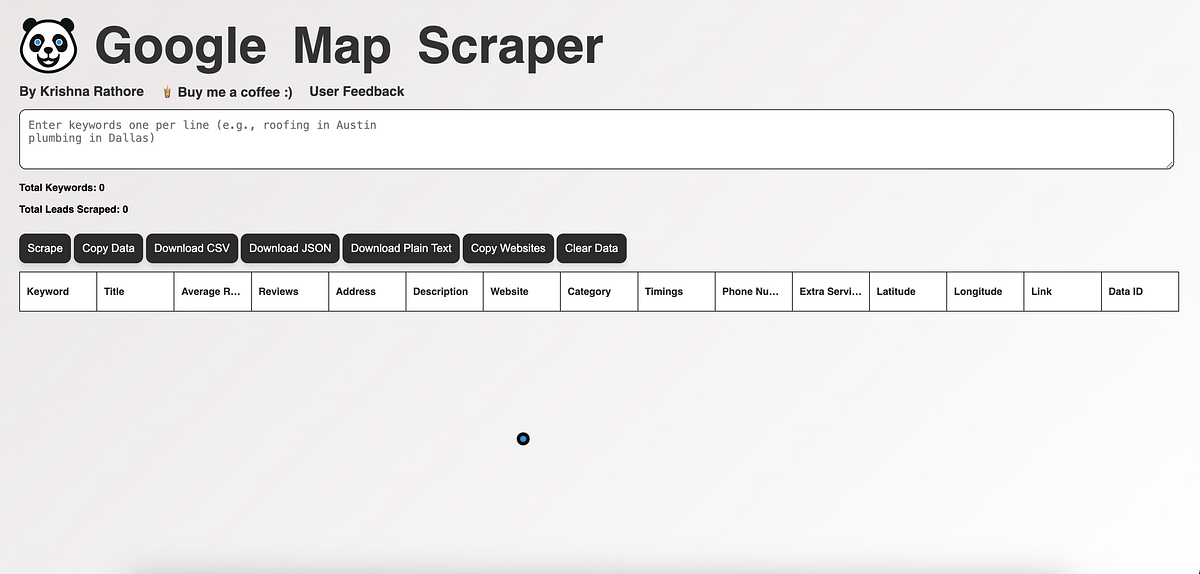 How to Scrape Google Maps Data for FREE | by Krishna Rathore | Oct, 2024 | Medium