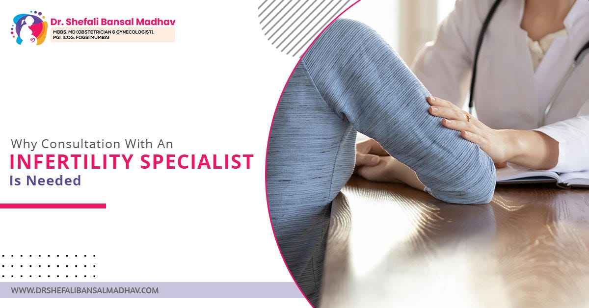 Why Consultation With An Infertility Specialist Is Needed | by ...