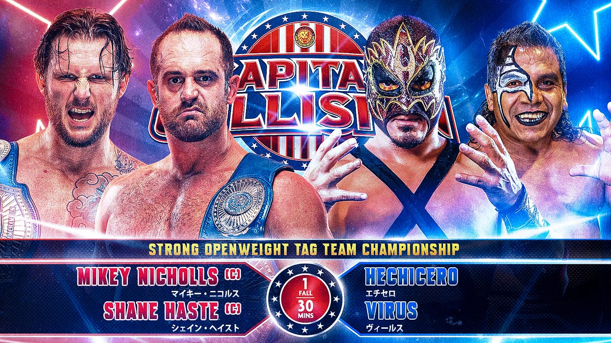 NJPW STRONG Tag Title bout set for DC! | by New Japan Pro-Wrestling ...