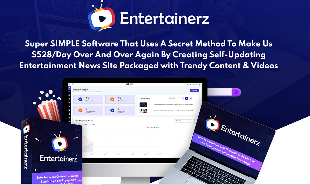 Entertainerz-Super SIMPLE Software That Uses A Secret Method To Make Us $528/Day - Azadalauddin ...