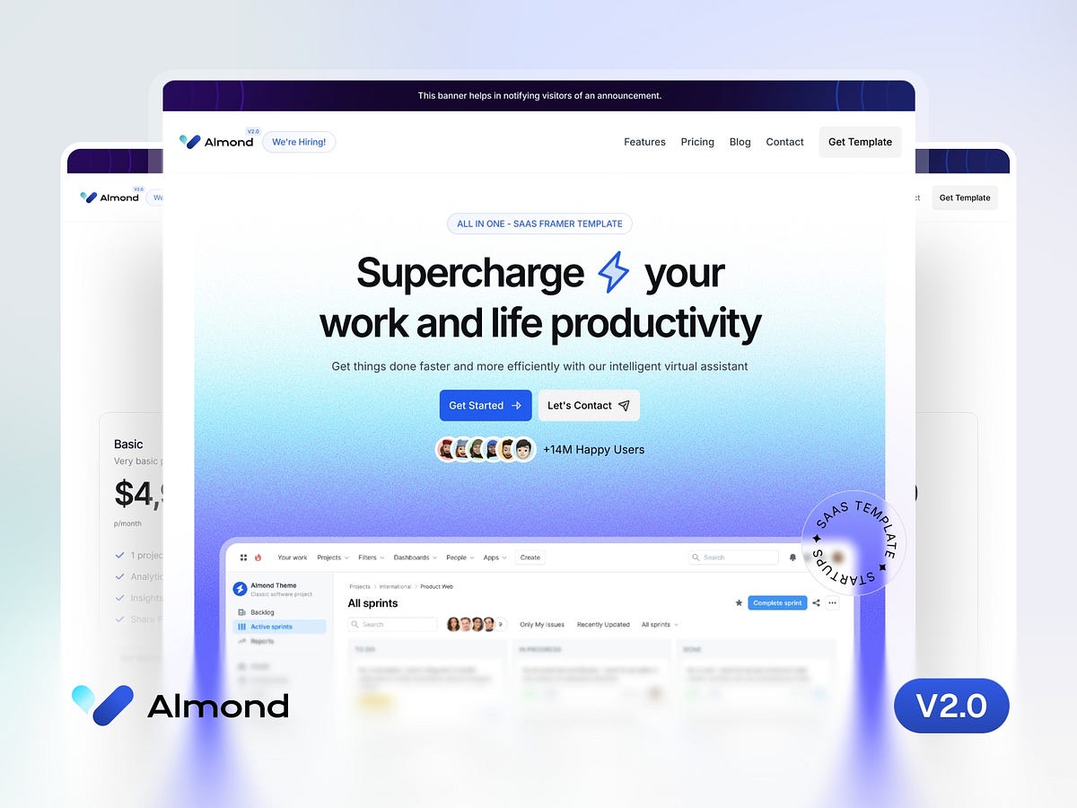 16 Top SaaS Landing Page Templates for Beginners | by Alpha Design ...