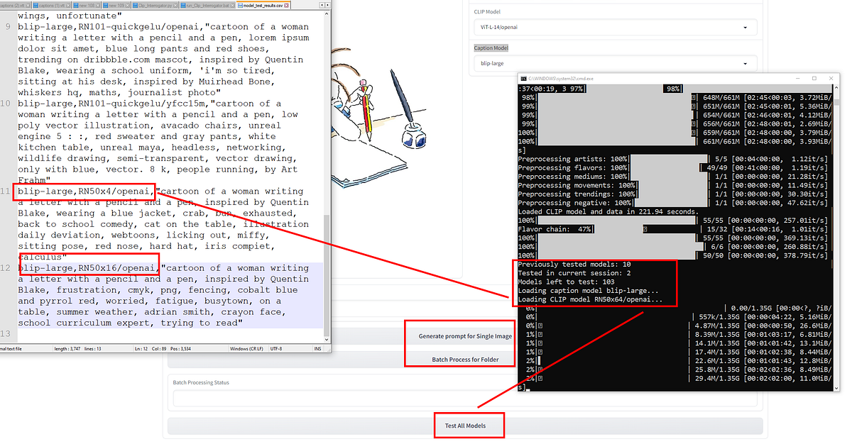 Automate Testing of 115 Clip + 5 Caption Models to Find the Best ...
