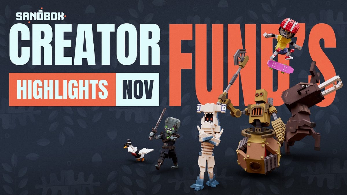 2022년 11월 크리에이터 펀드 하이라이트 새로운 한 달 크리에이터 펀드 하이라이트 작품을 소개합니다 플랫포머 By 더 샌드박스 코리아 더 샌드박스 코리아