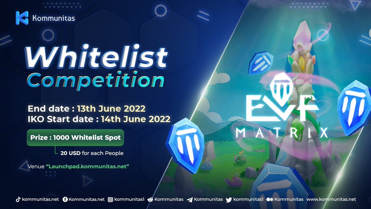 Whitelist Competition for IKO on Kommunitas - Elf Matrix - Medium