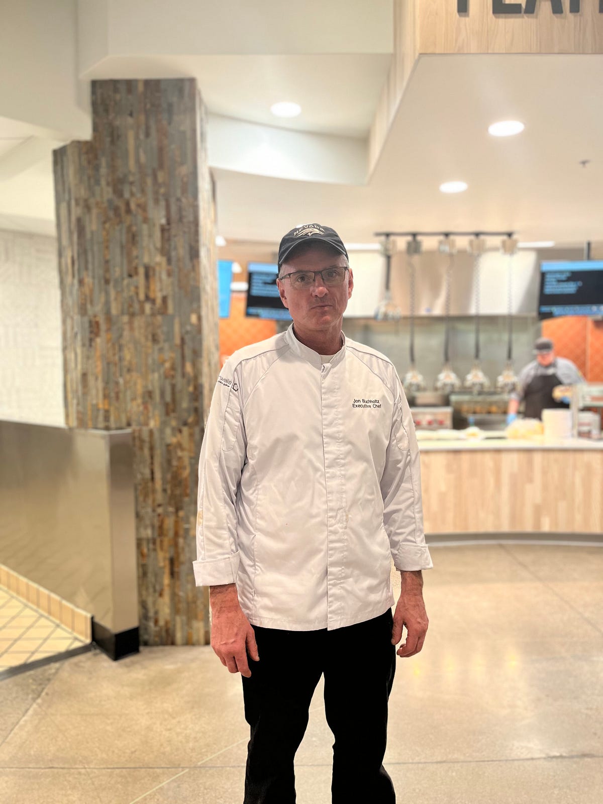Head Chef of UNR food opperations, Jon Buchholtz, poses in the ...