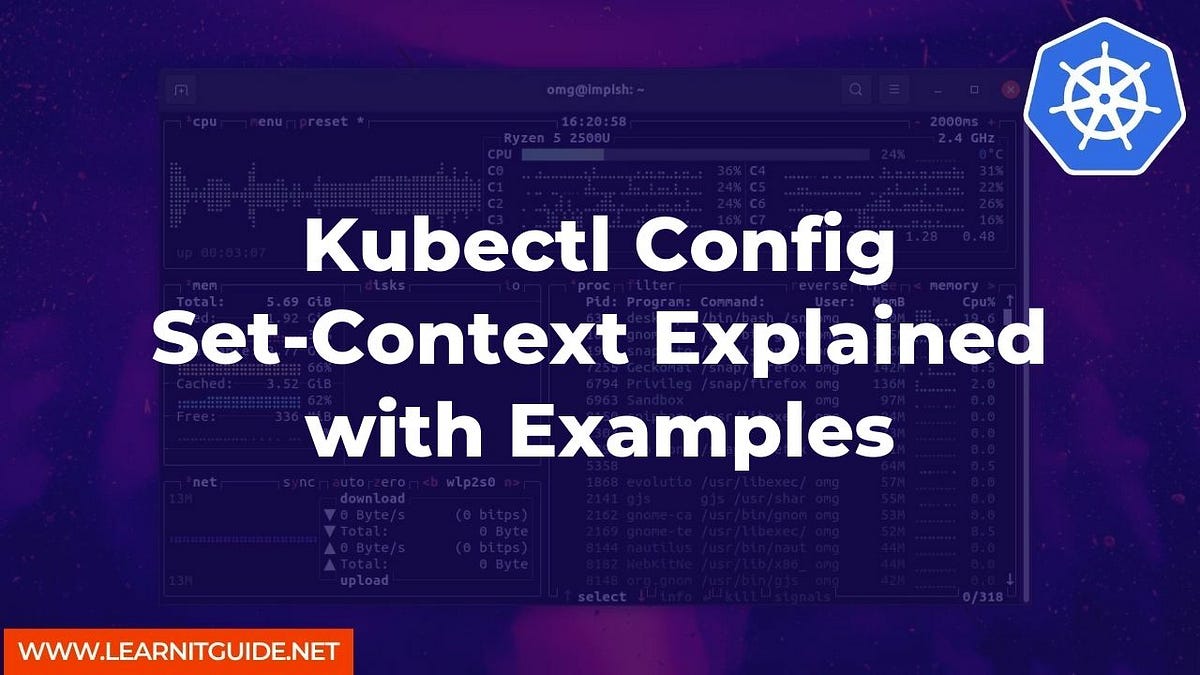 Kubectl Config Set-Context Explained with Examples - LearnITGuide.net | A Tech Blog - Medium