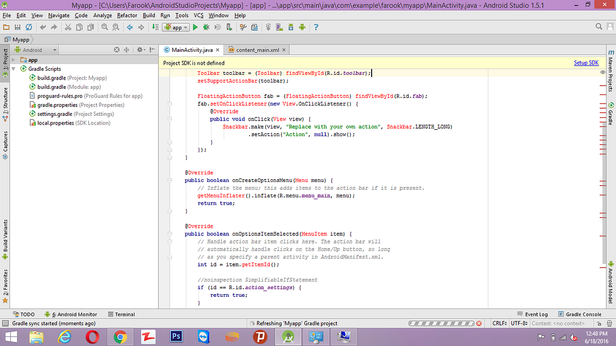 Started To Programming At Android Studio By Umarul Farook Medium